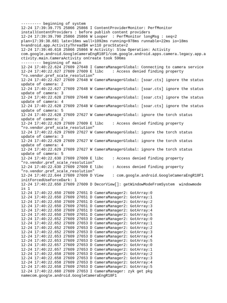 Log Cat 1703414422567 | PDF | Operating System Families | Software ...