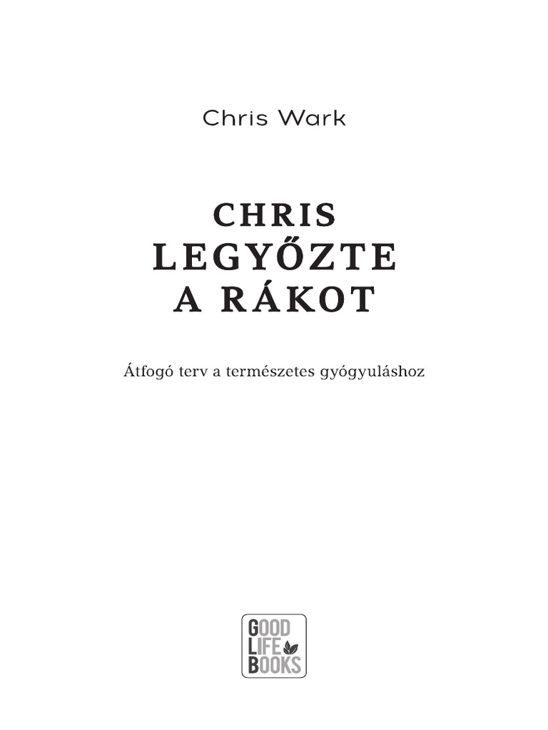 Chris Legyőzte A Rákot | PDF