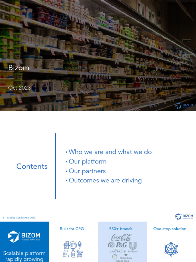 About Bizom | PDF | Business