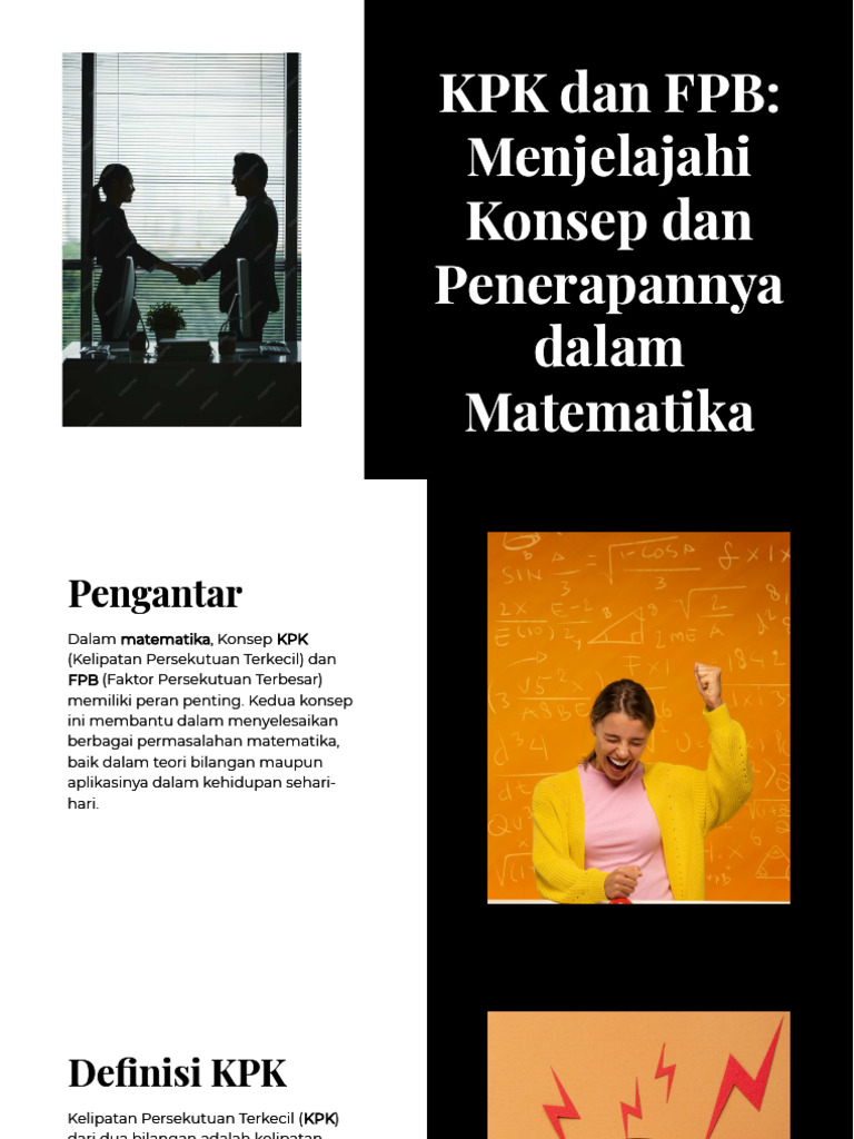 KPK & FPB: Konsep dan Penerapan | PDF | Karier & Perkembangan | Metode ...