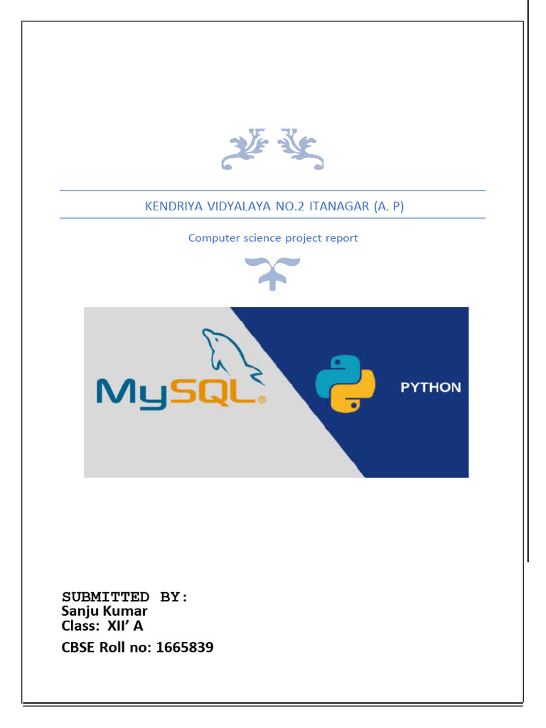 CS Project On SQL and My SQL Connect | PDF | Aviation | Aircraft