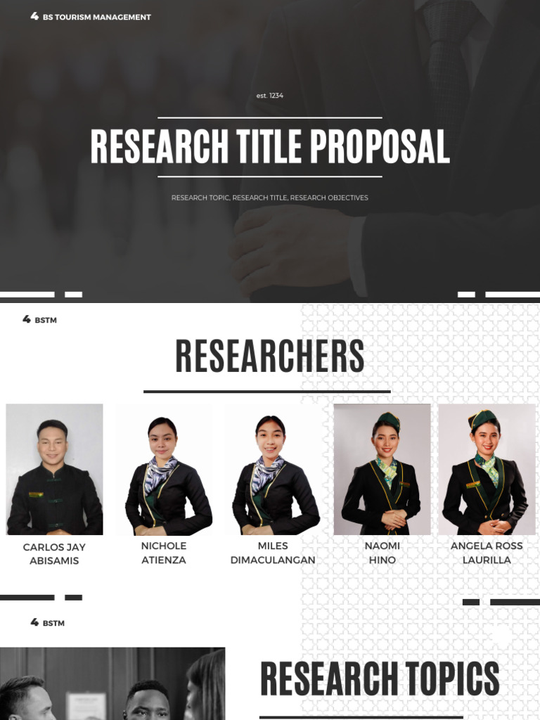 RESEARCH TOPICS | PDF | Tourism | Infrastructure