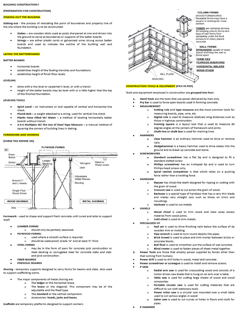 BUILDING CONSTRUCTION L | PDF | Drill | Welding