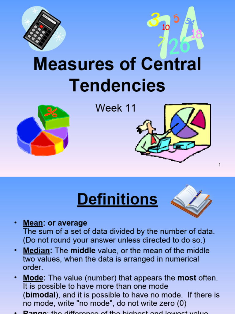 Measures of Central Tendancy | PDF | Quartile | Mathematics