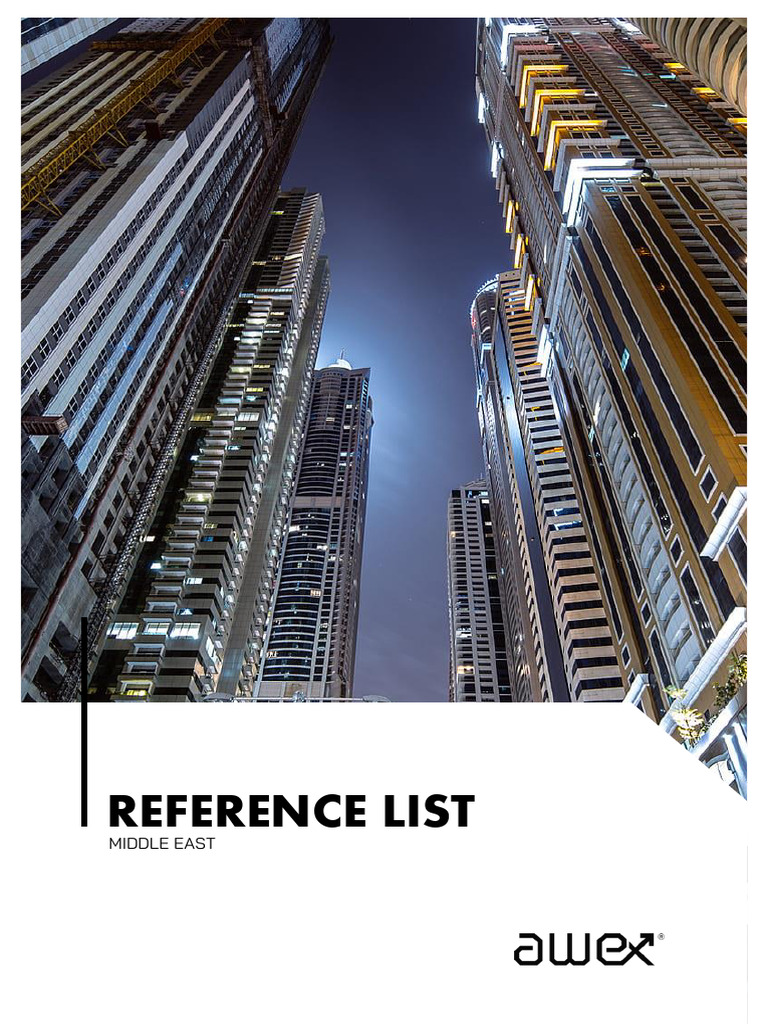 Awex Me - Reference List | PDF | United Arab Emirates | Dubai
