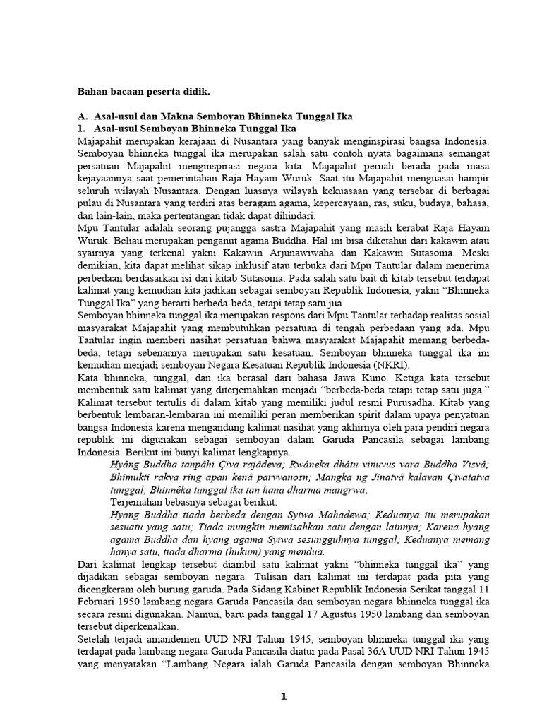 Ma Pancasila 1 Dan 2 | PDF