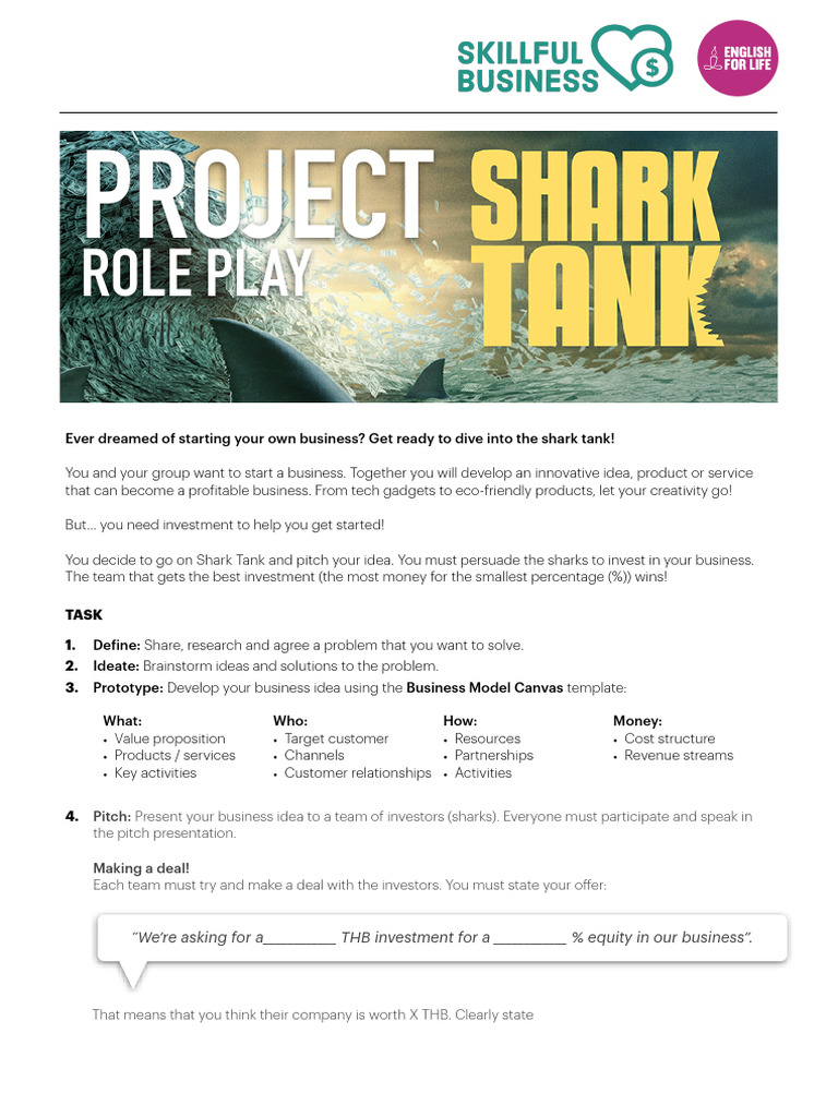 Shark Tank Project - V3 | Download Free PDF | Investing | Private Sector