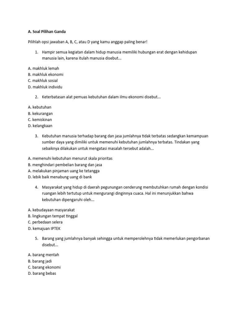 Soal Pts 7 Genap | PDF