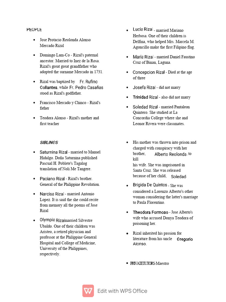 Rizal Midterm Reviewer | PDF | Philippines