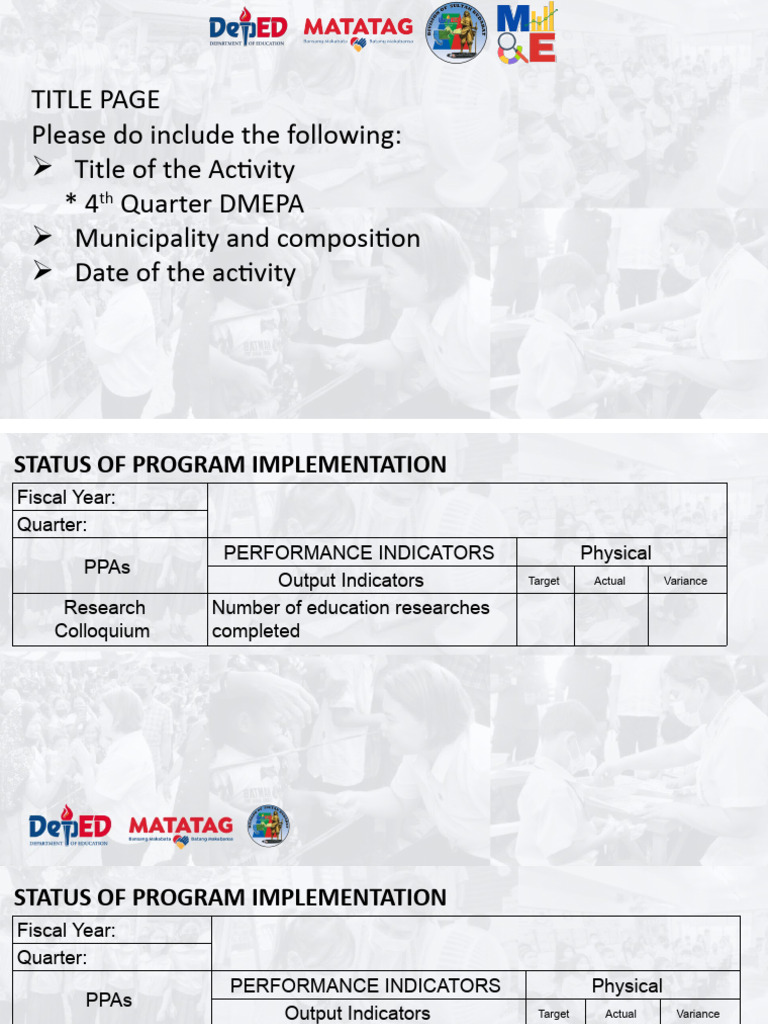 Dmepa Pres 1 | PDF | Literacy | Learning