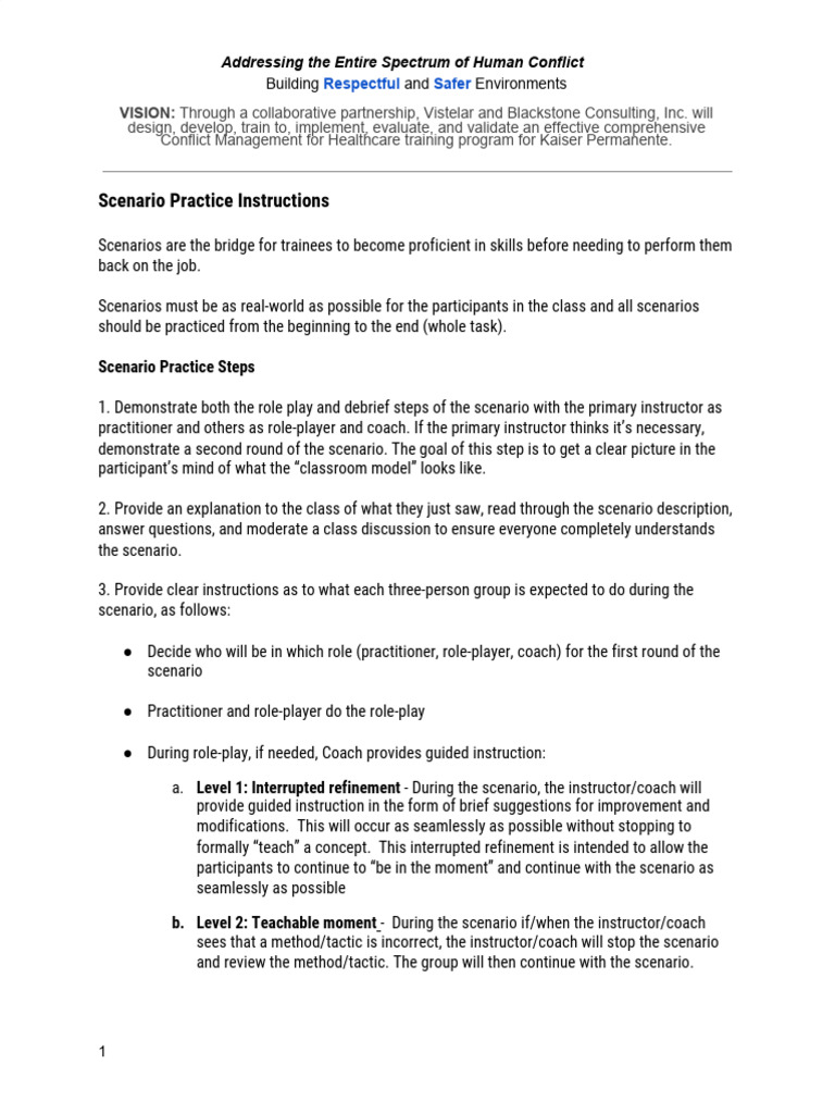 Activity Scenario | Download Free PDF | Learning | Behavioural Sciences