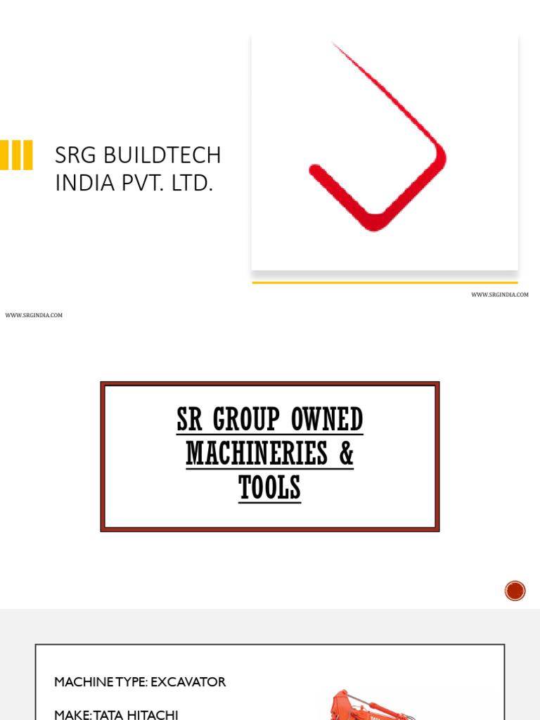 SR Group SRG Buildtech India PVT LTD MC Profile | PDF