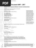 Construction Contract AIA A101 | PDF | Indemnity | Employment
