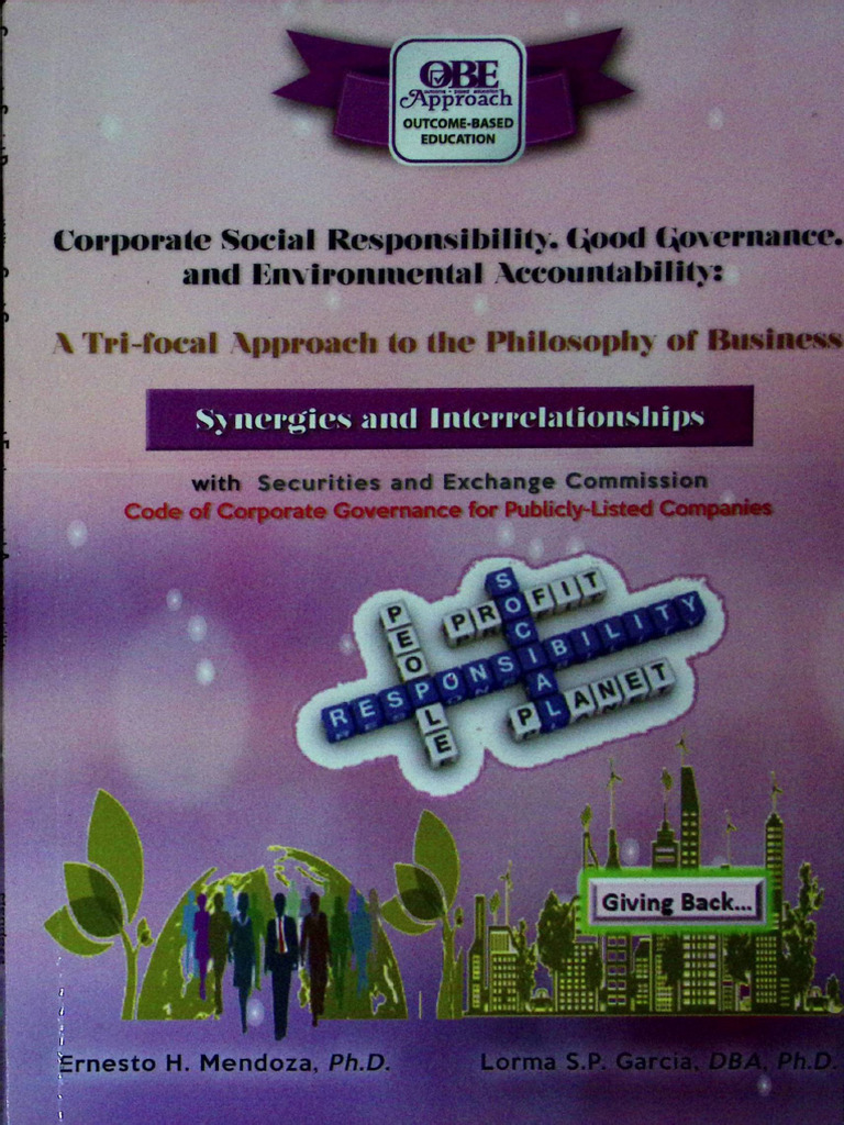 Corporate Social Responsibility, Good Governance, and Environmental ...