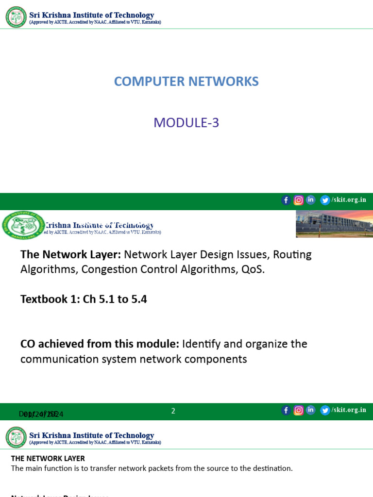 Mod 3 | PDF | Routing | Networking