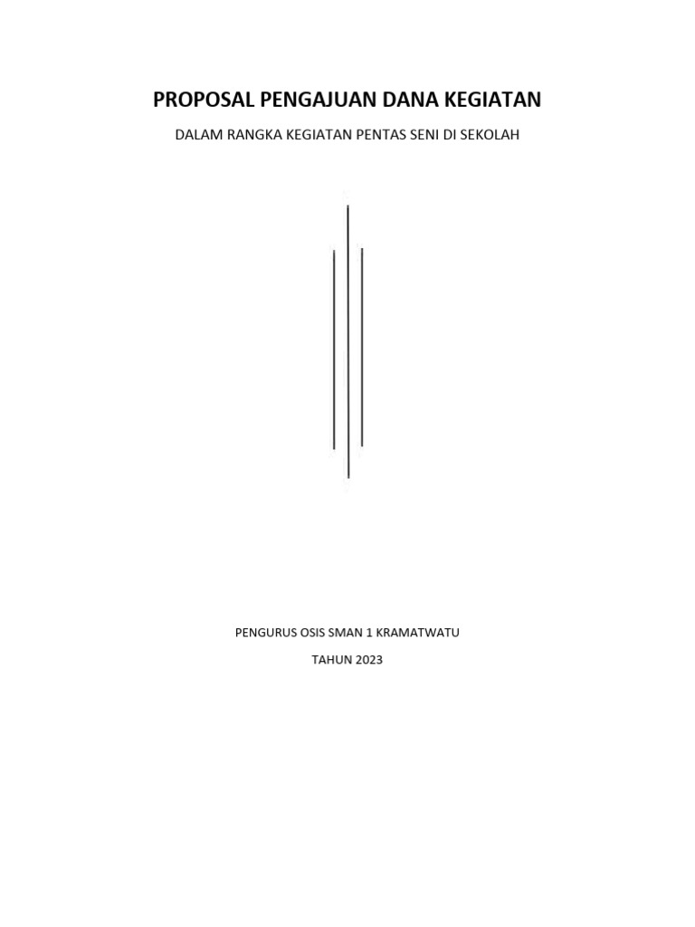 Proposal Pengajuan Dana Kegiatan | PDF