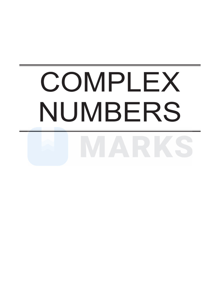 5 Complex Numbers | Download Free PDF | Complex Number | Numbers