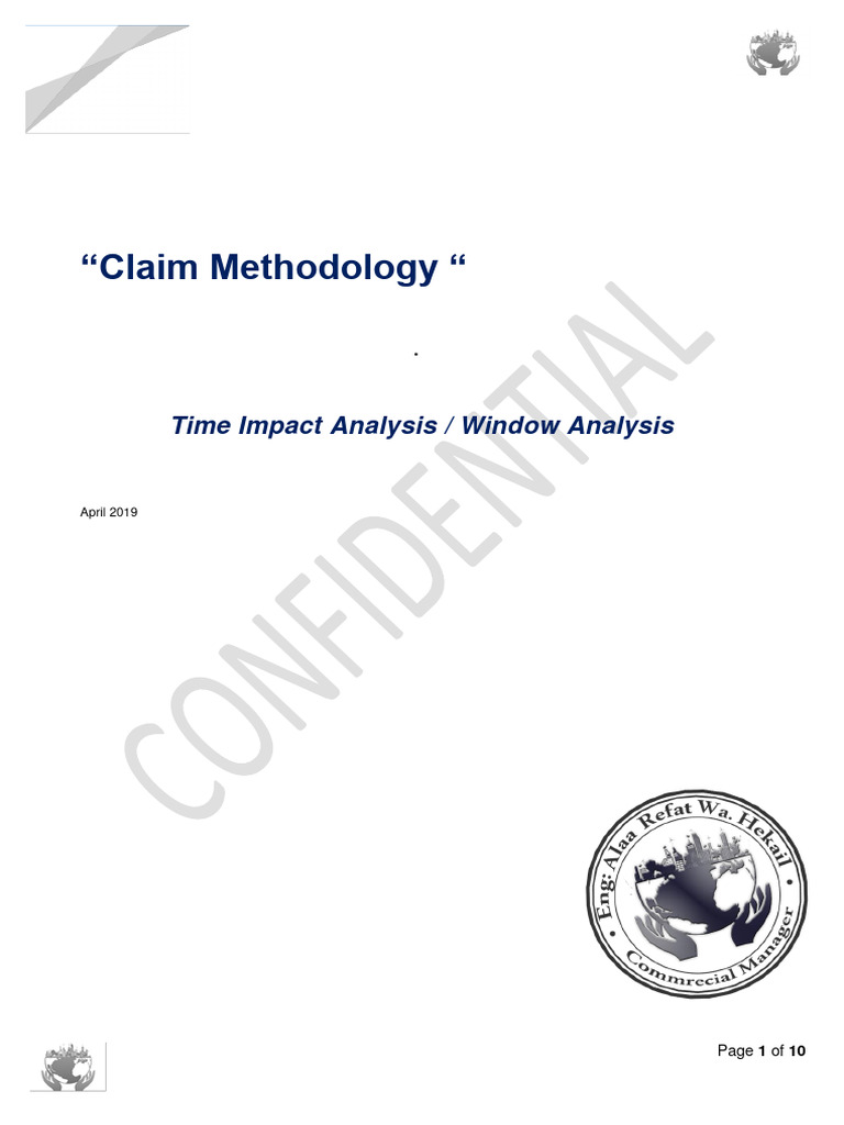 Time Impact Analysis - Window Analysis | PDF | Business | Law