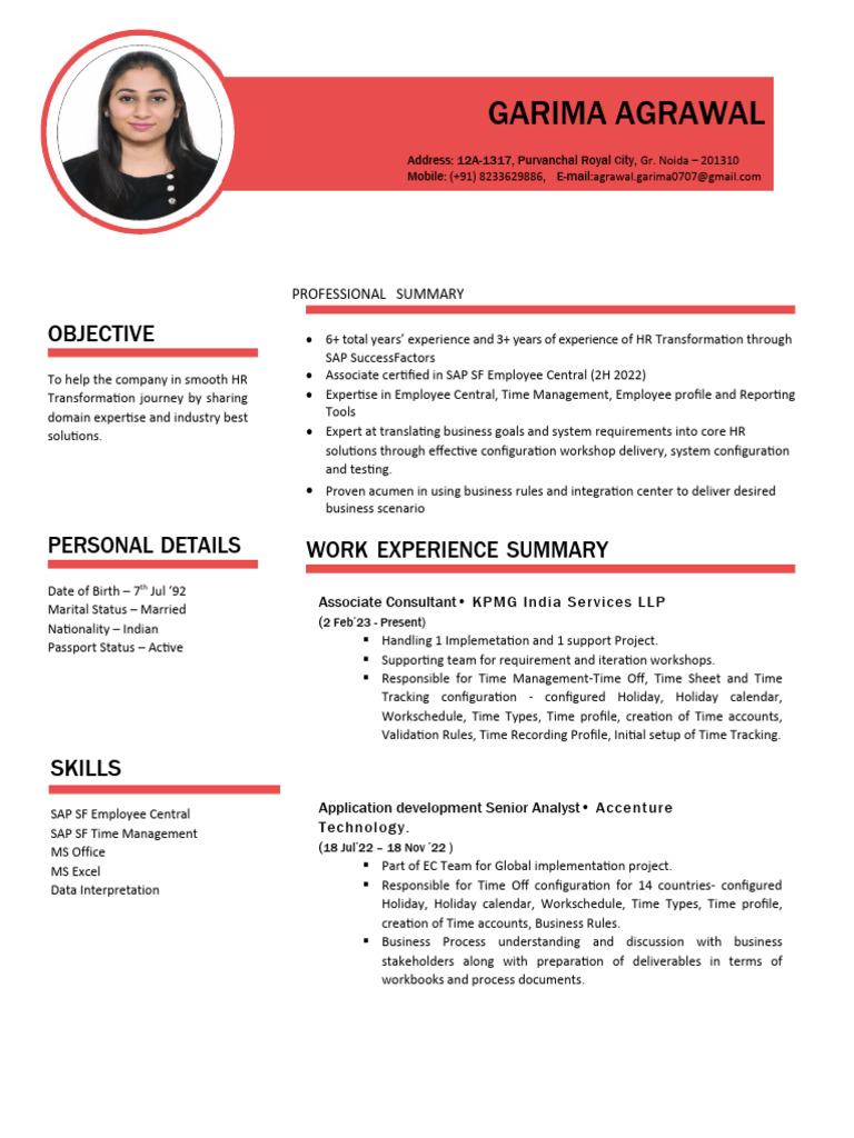 Resume - Garima Agrawal V2.0 | PDF | Money Laundering | Business