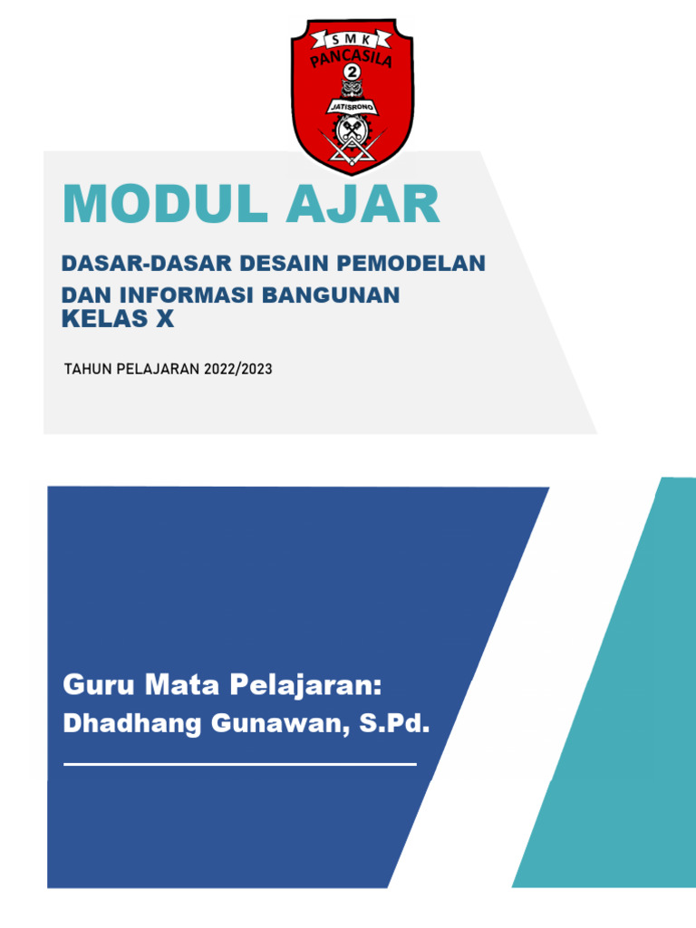 Modul Dasar Desain Pemodelan BIM | PDF