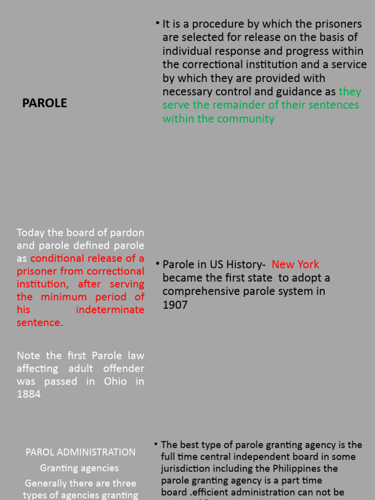 Parole and Other Executive Clemency | PDF