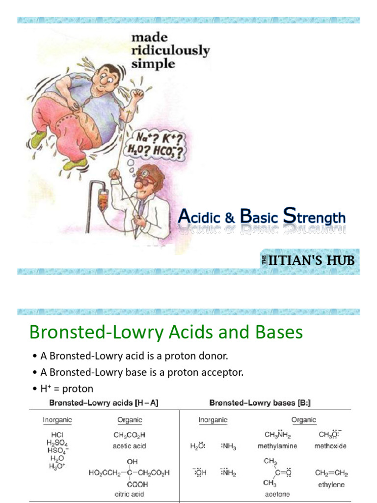 Acidic & Basic Strength | PDF | Amine | Acid