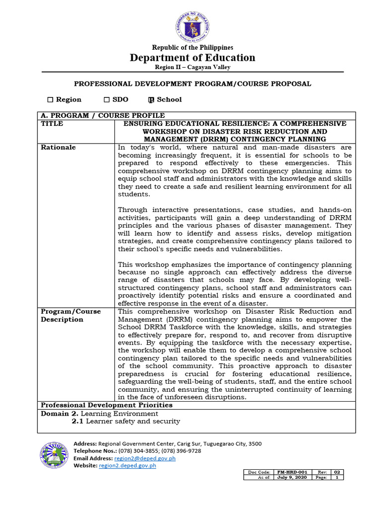 2-Proposal-Template-FM-HRD-001-Rev02 BINOG | PDF