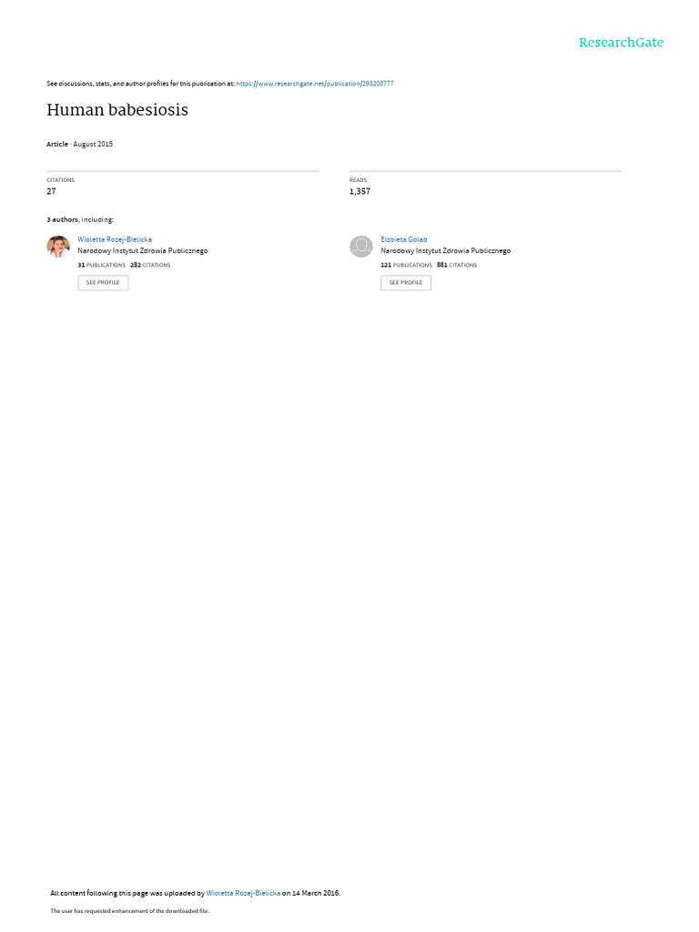 10-P Epidem 3 2015-EN3 | PDF | Infection | Immunology