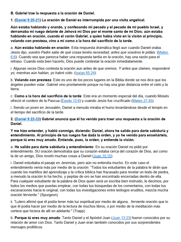 Guia de Estudio de Las 70 Semanas de Daniel en La Biblia | PDF | Daniel (figura bíblica) | Jesús