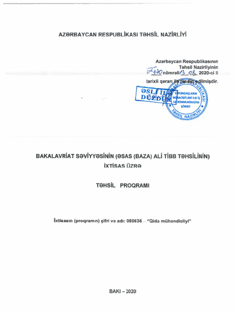 Qida Muhndisliyi 1 | PDF