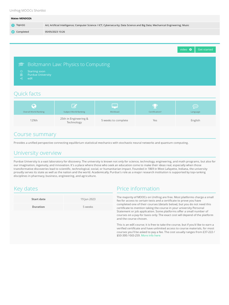 Physics for Computing Course Overview | PDF | Computing | Quantum Computing
