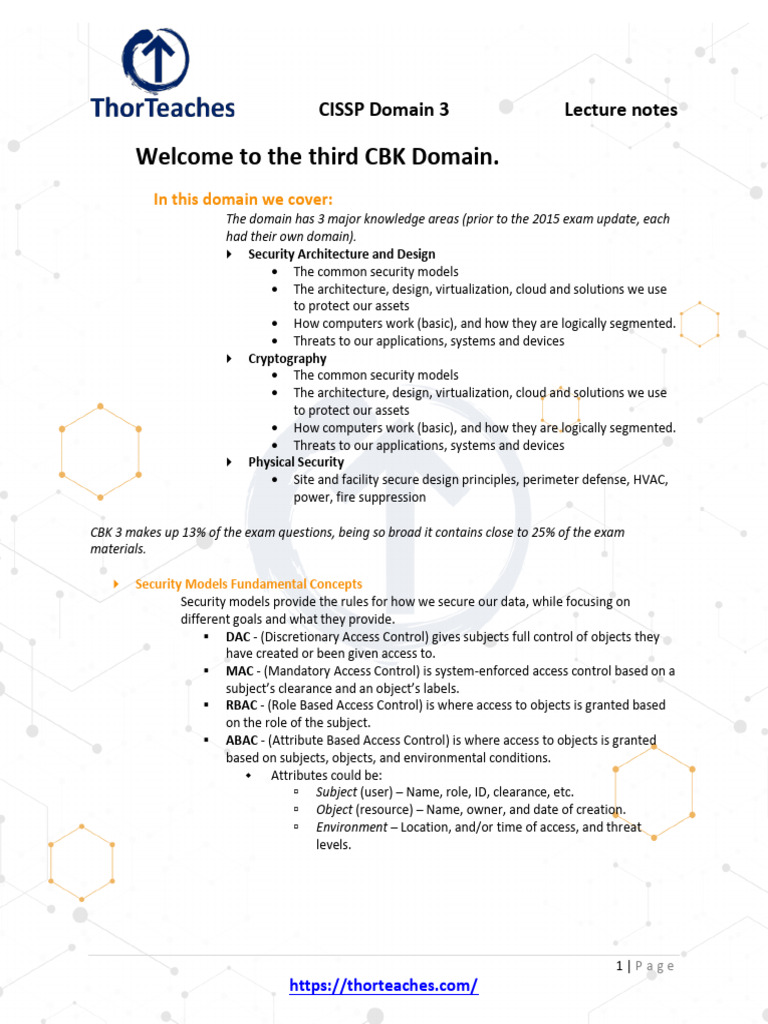 Cissp 3 | PDF | Process (Computing) | Central Processing Unit