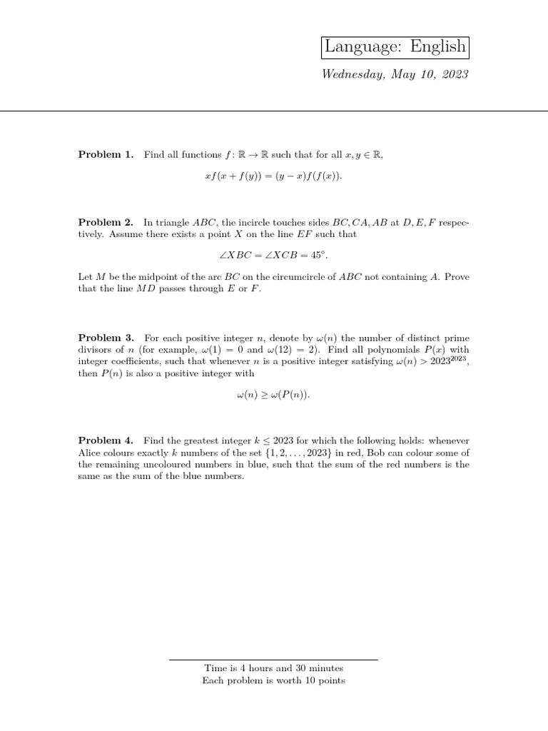 BMO 2023 English | PDF | Teaching Methods & Materials | Art