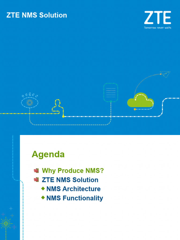 4-ZTE NMS Solution | PDF | Computer Network | Customer Premises Equipment