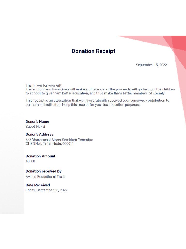 Donation | PDF