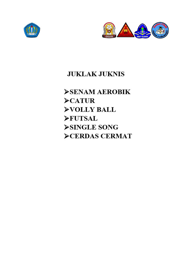 Juklak Juknis Classmeeting 2023 | PDF
