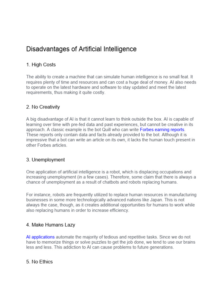 A Debate On AI | PDF | Artificial Intelligence | Intelligence (AI ...