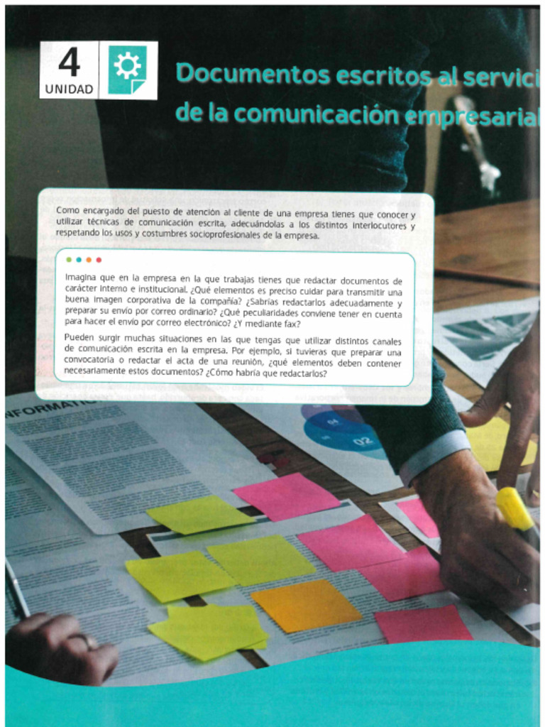 t.4 Documentos Escritos Al Servicio de La Comunicación Empresarial | PDF