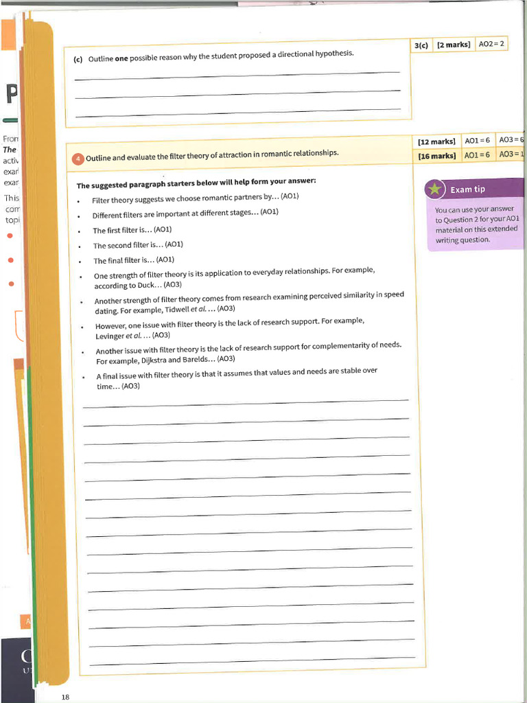 16 Mark Templates | PDF