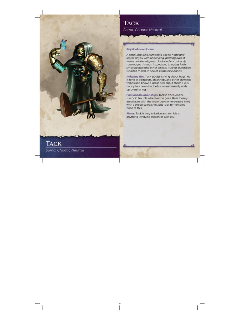 Tack Printable | PDF