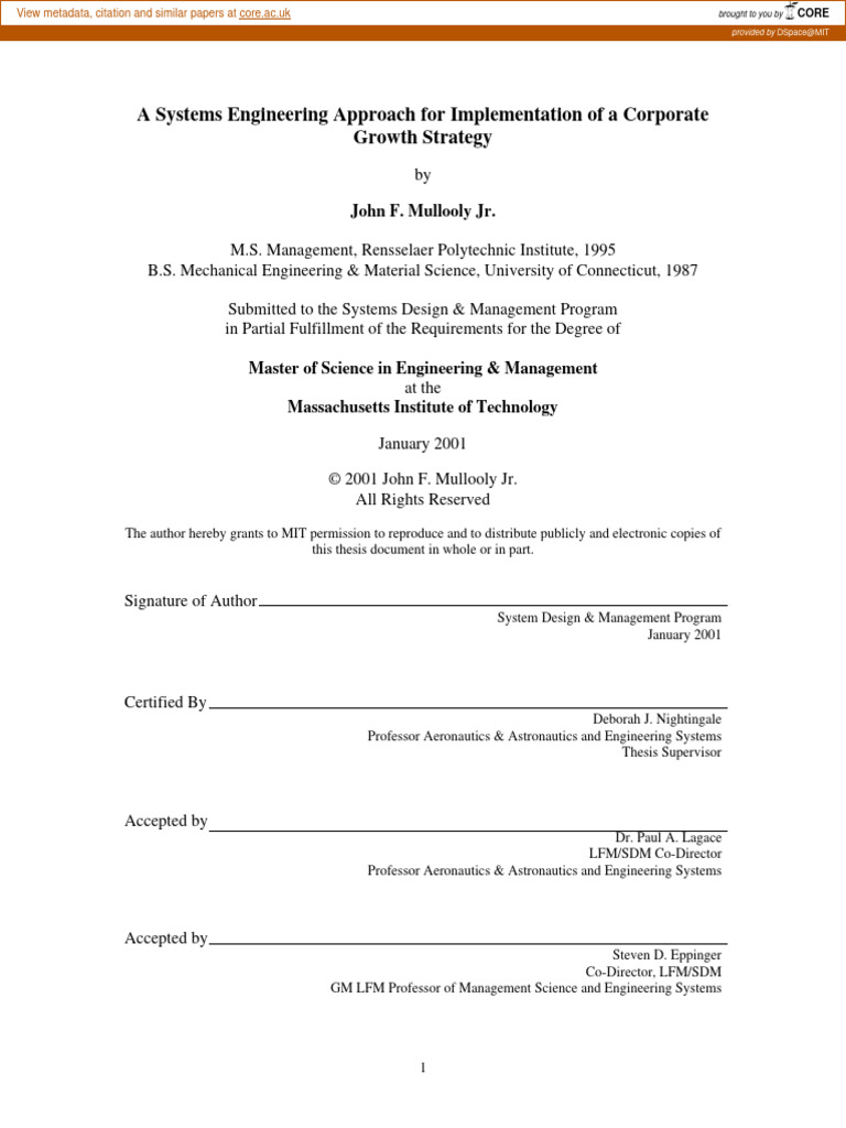 A Systems Engineering Approach For Implementation of A Corporate | PDF | Airlines | Airline Hub