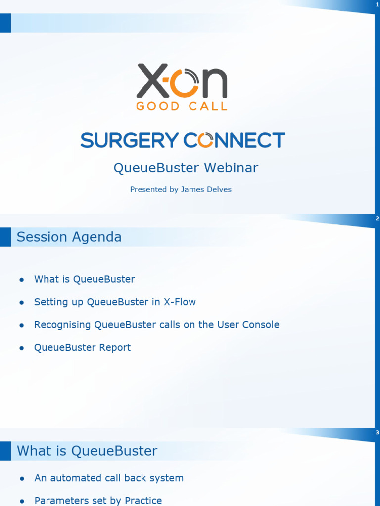 QueueBuster Slides | PDF | Service Industries | Computing