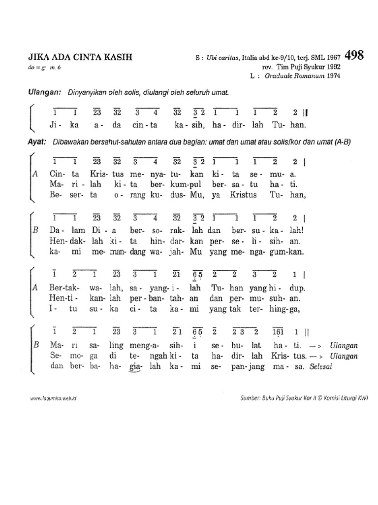 Jika Ada Cinta Kasih | PDF