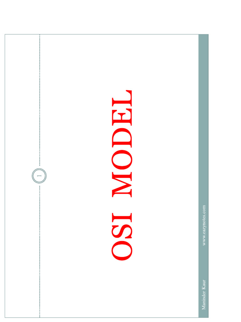 7 Computer Networks - OSI Model | PDF