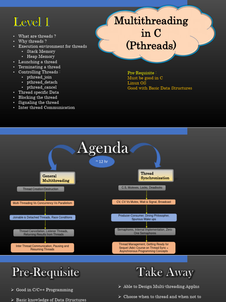 PosixMT PPT Public 1 | PDF | Thread (Computing) | Process (Computing)