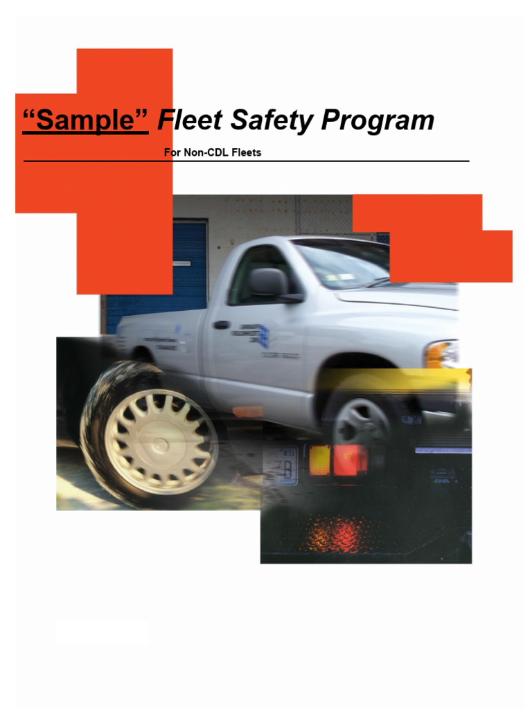 Sample Fleet Safety Program | PDF