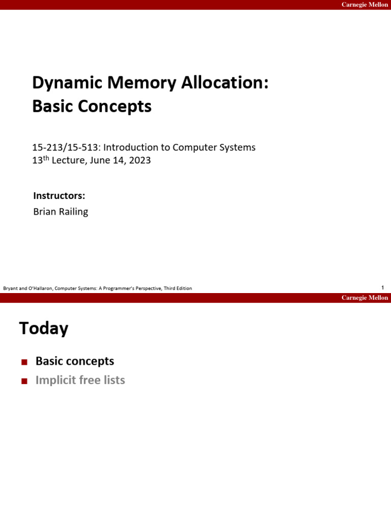 13 Malloc Basic | PDF | Data | Computer Hardware