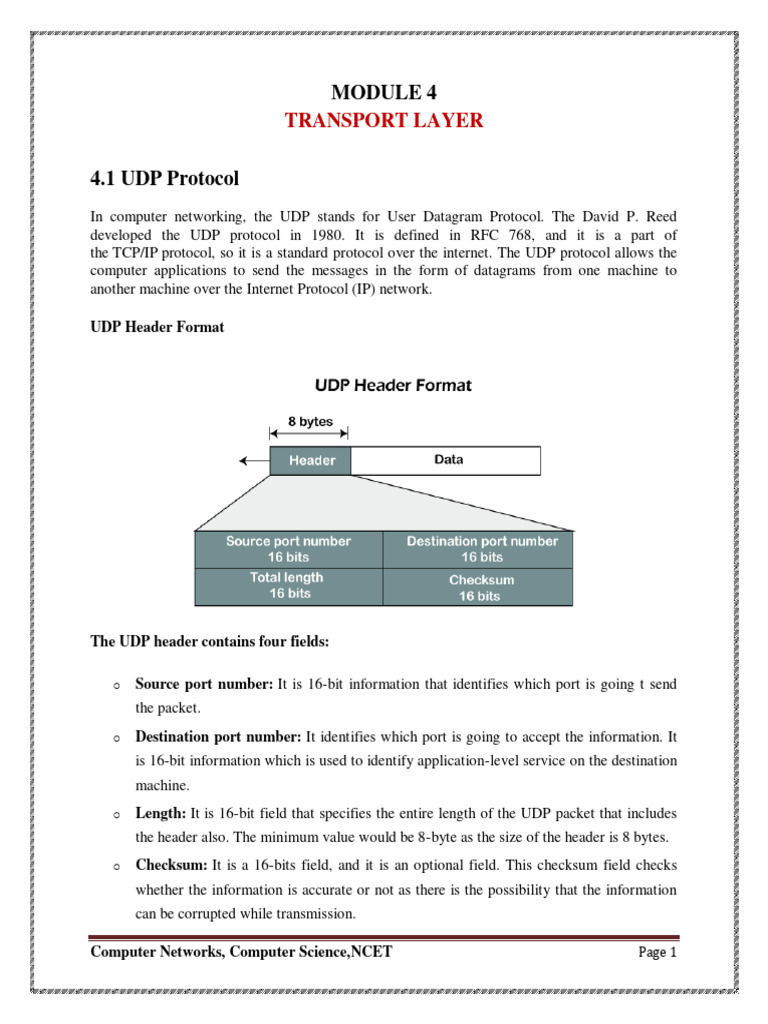 Computer Network Module 4 | PDF