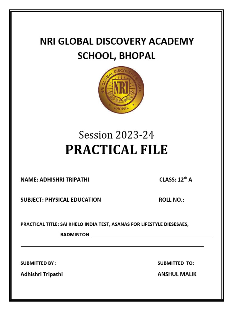 PE Project 12th | PDF