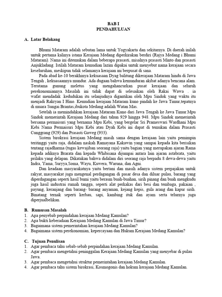 Kerajaan Medang | PDF